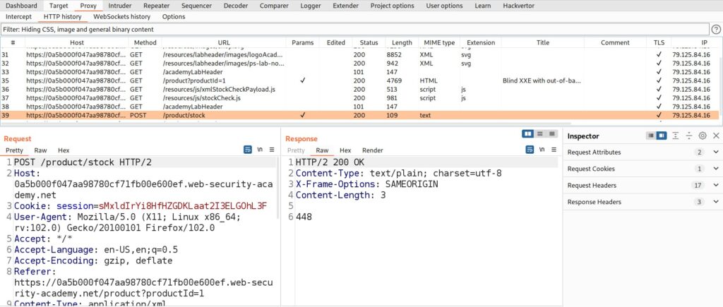 Portswigger Blind Xxe Injection Walkthrough Cyberiumx