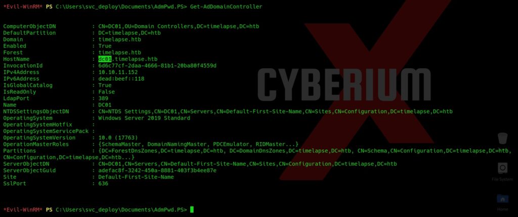 HackTheBox | Timelapse | Writeup | CyberiumX