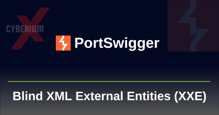 Portswigger Blind Xxe Injection Walkthrough Cyberiumx