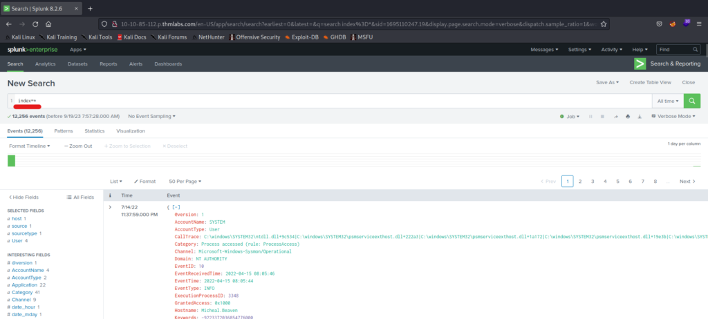 TryHackMe | Answers- Logging for Accountability