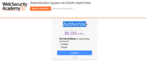 OAuth Authentication | PortSwigger | CyberiumX