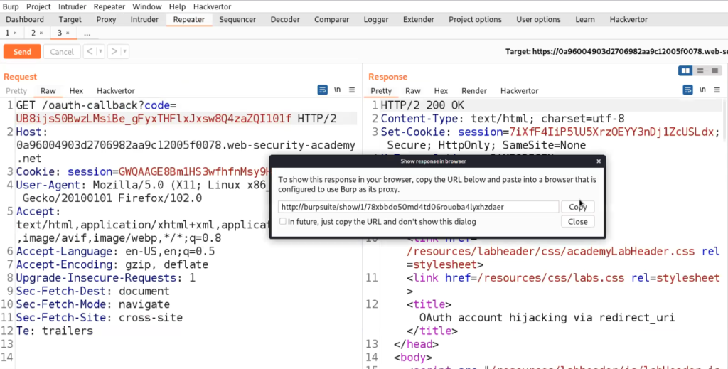 OAuth Authentication | PortSwigger | CyberiumX