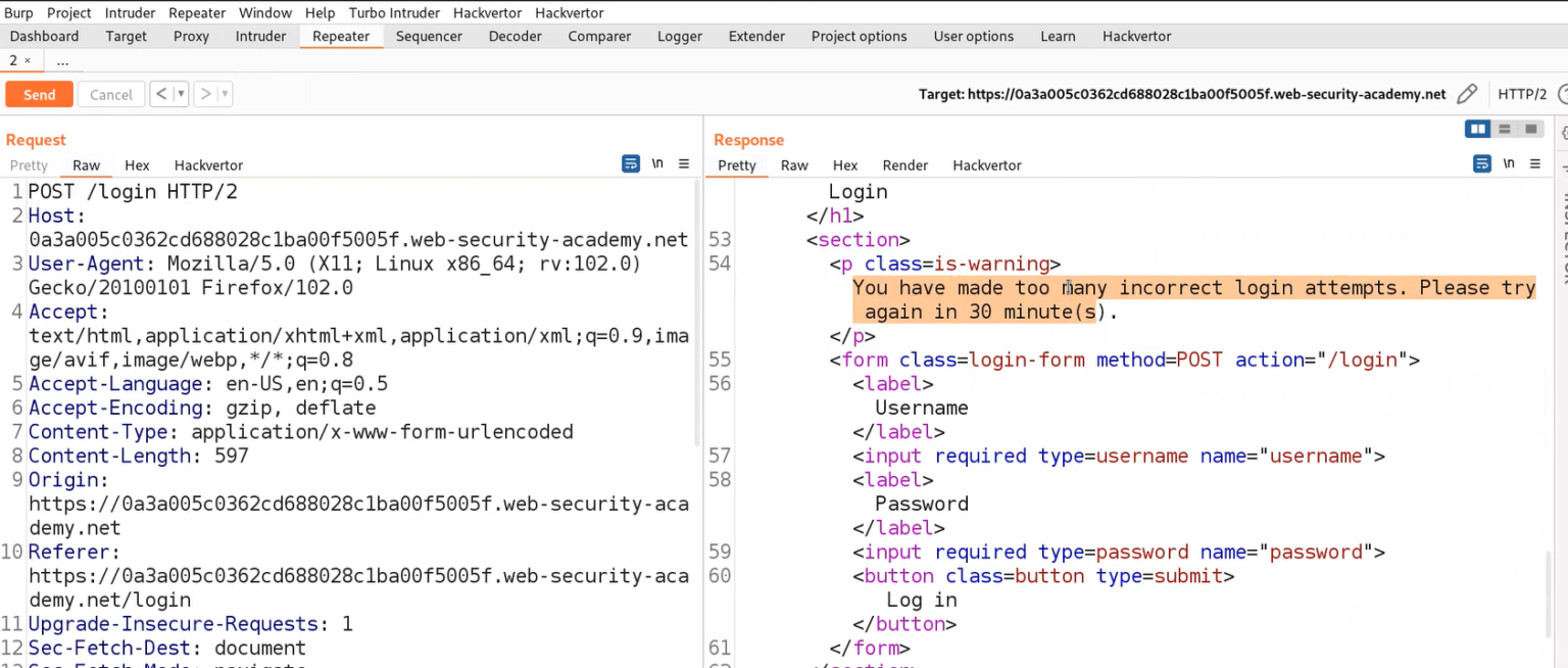 Authentication Vulnerability- Password-Based Login
