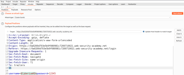 Authentication Vulnerability- Password-Based Login