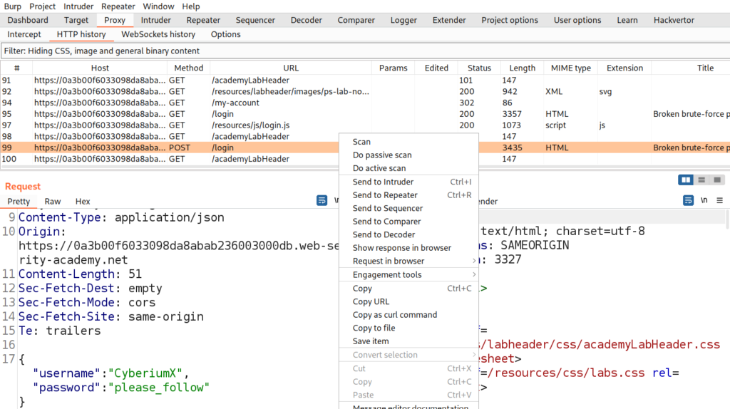 Authentication Vulnerability- Password-Based Login